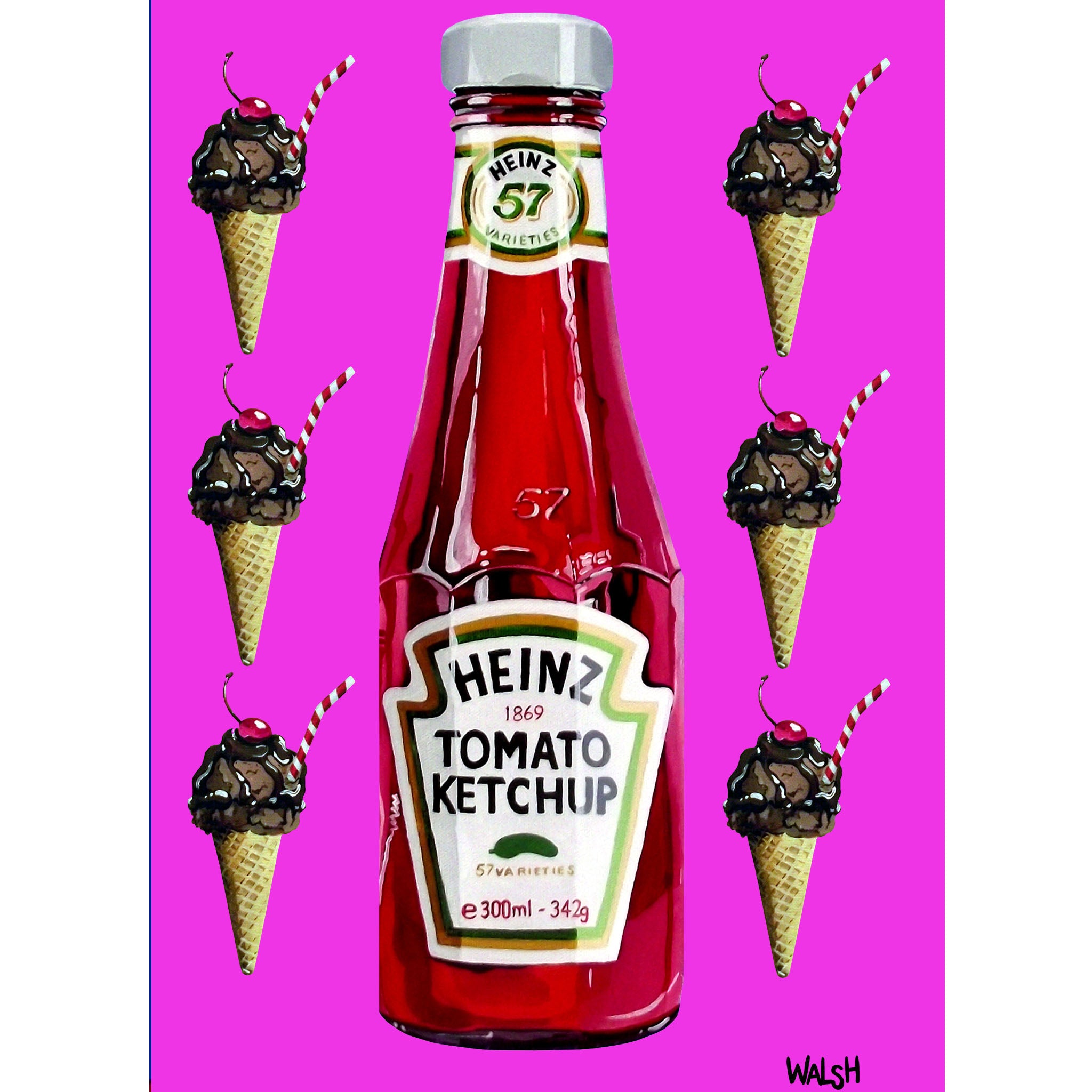 Ice cream ketchup – Artist Orla Walsh